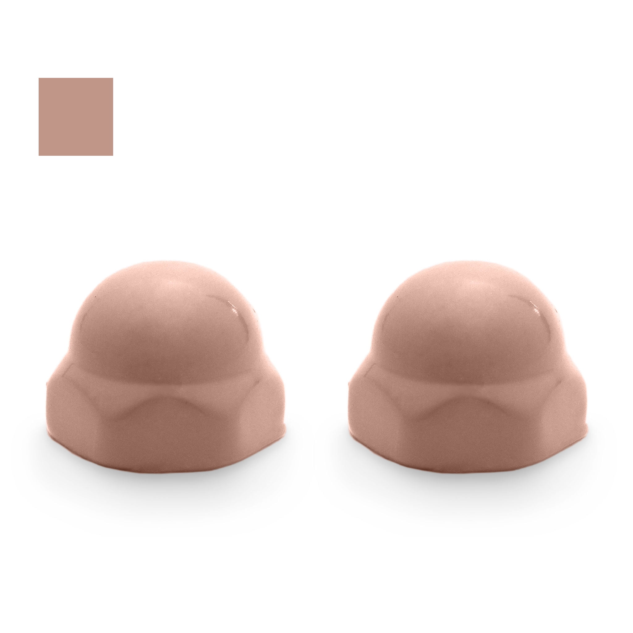 Artesian Color Replacement Ceramic Toilet Bolt Caps - Set of 2 - Cameo ...