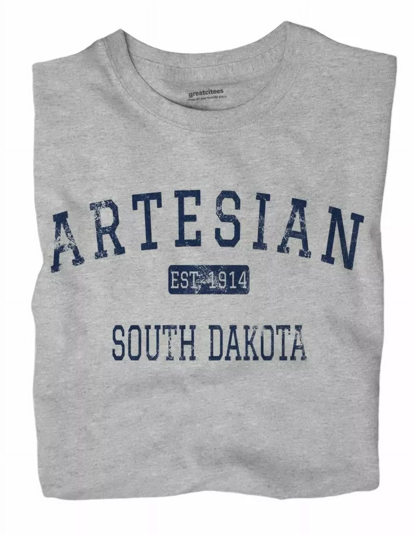 Artesian South Dakota SD T-Shirt EST - Walmart.com