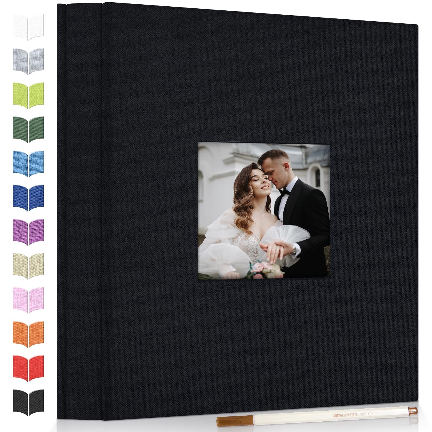 Artfeel Photo Album Self Adhesive Scrapbook Album for 3x5 4x6 5x7 8x10 ...