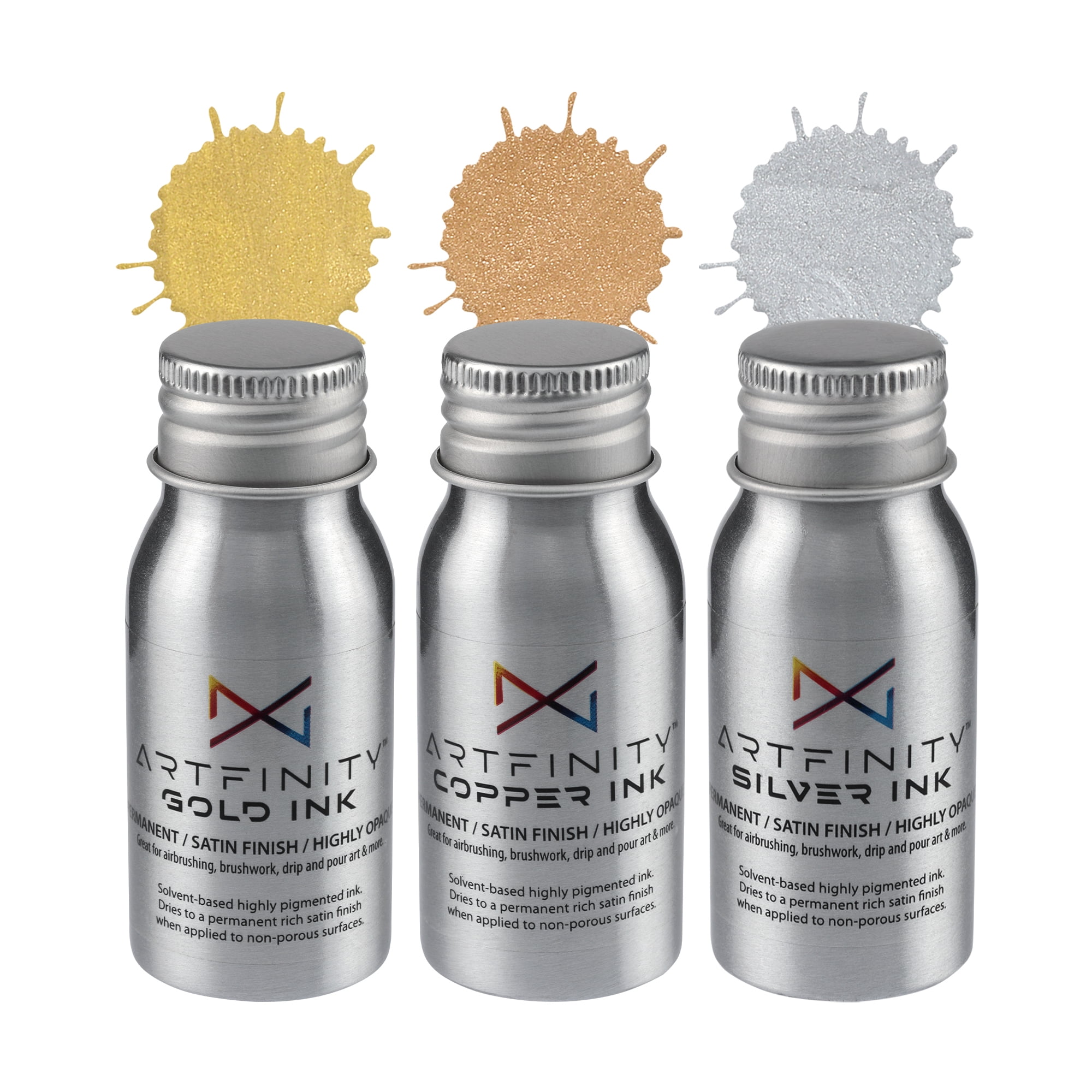 Artfinity Metallic Marker Ink Bottles - Walmart.com