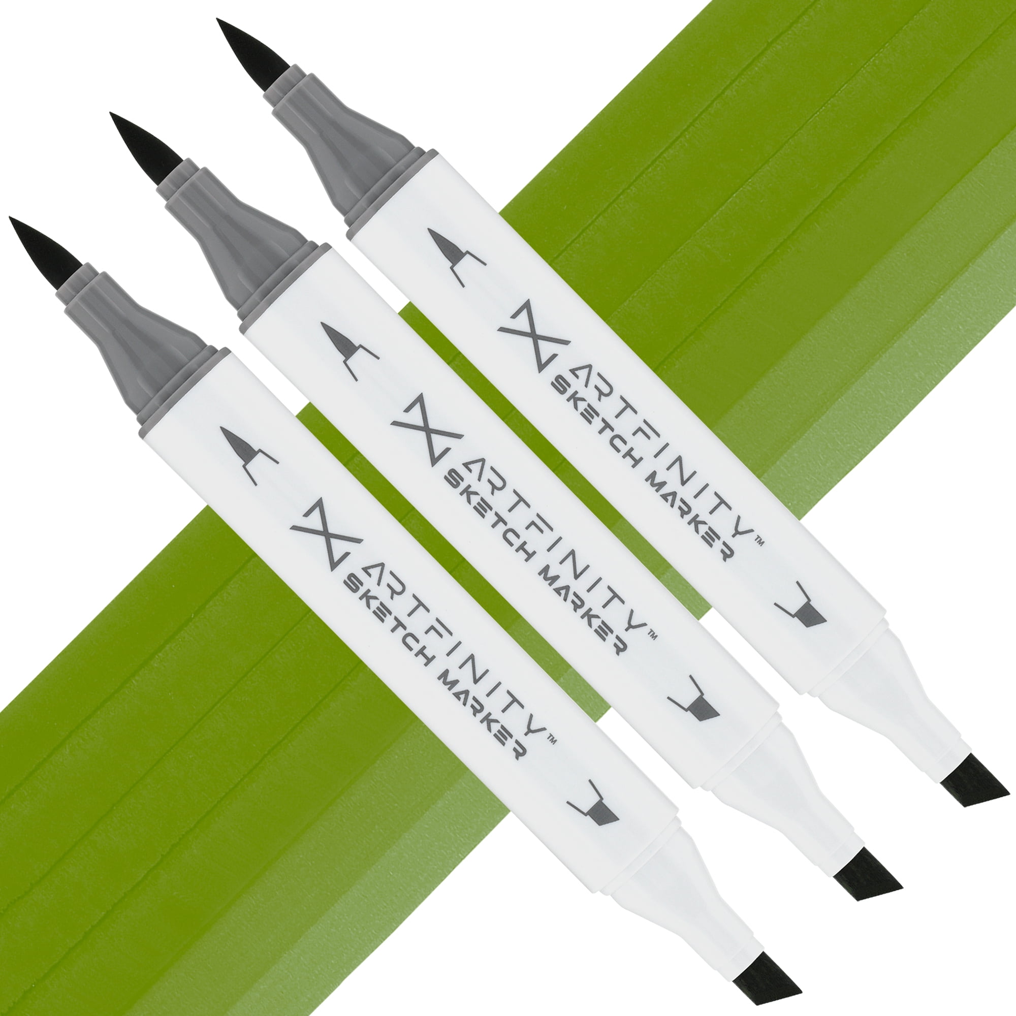 Artfinity Sketch Marker Sets - Set of 3 - Light Olive Green YG1-6 ...