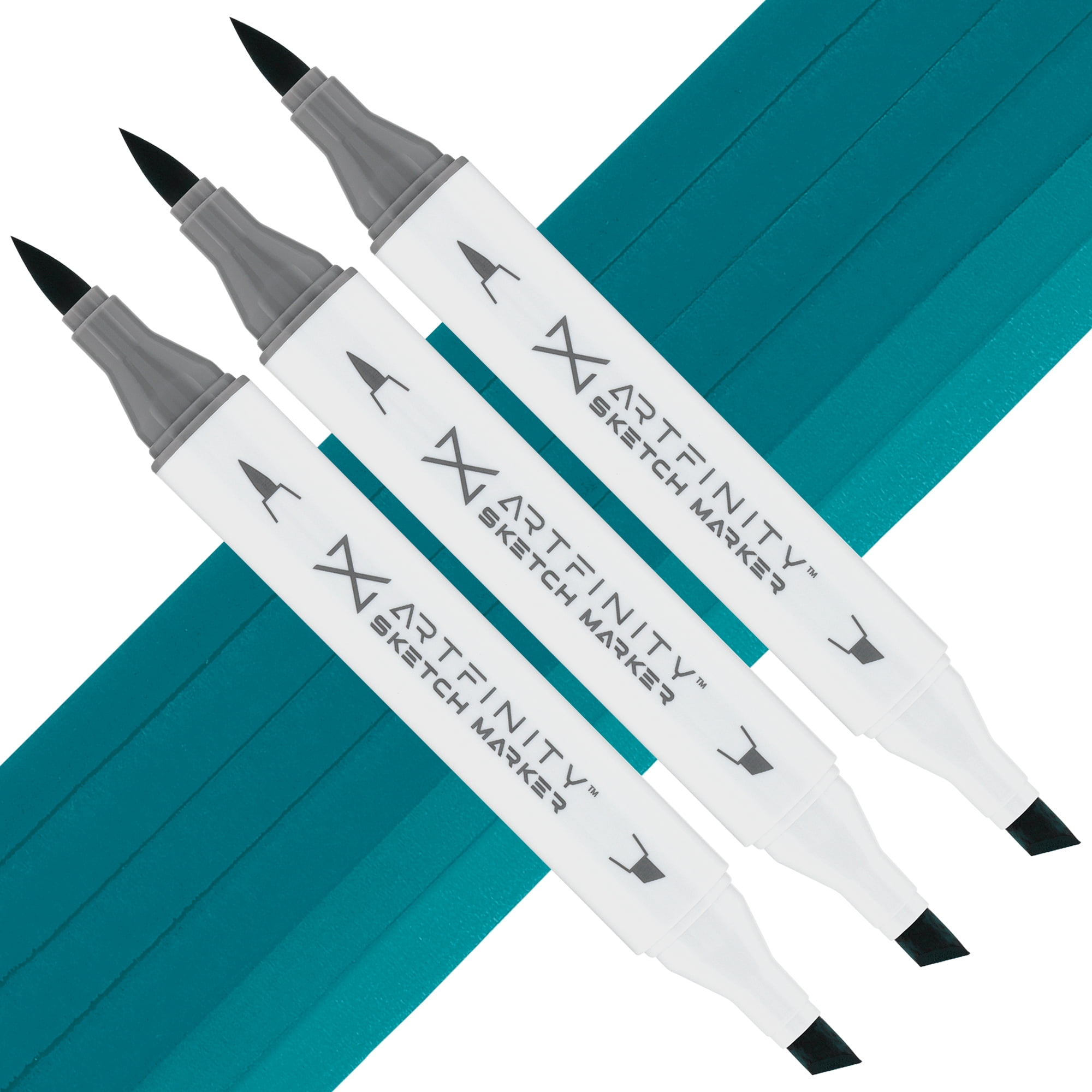 Artfinity Sketch Marker Sets - Set of 3 - Aquamarine BG1-7, Vibrant ...