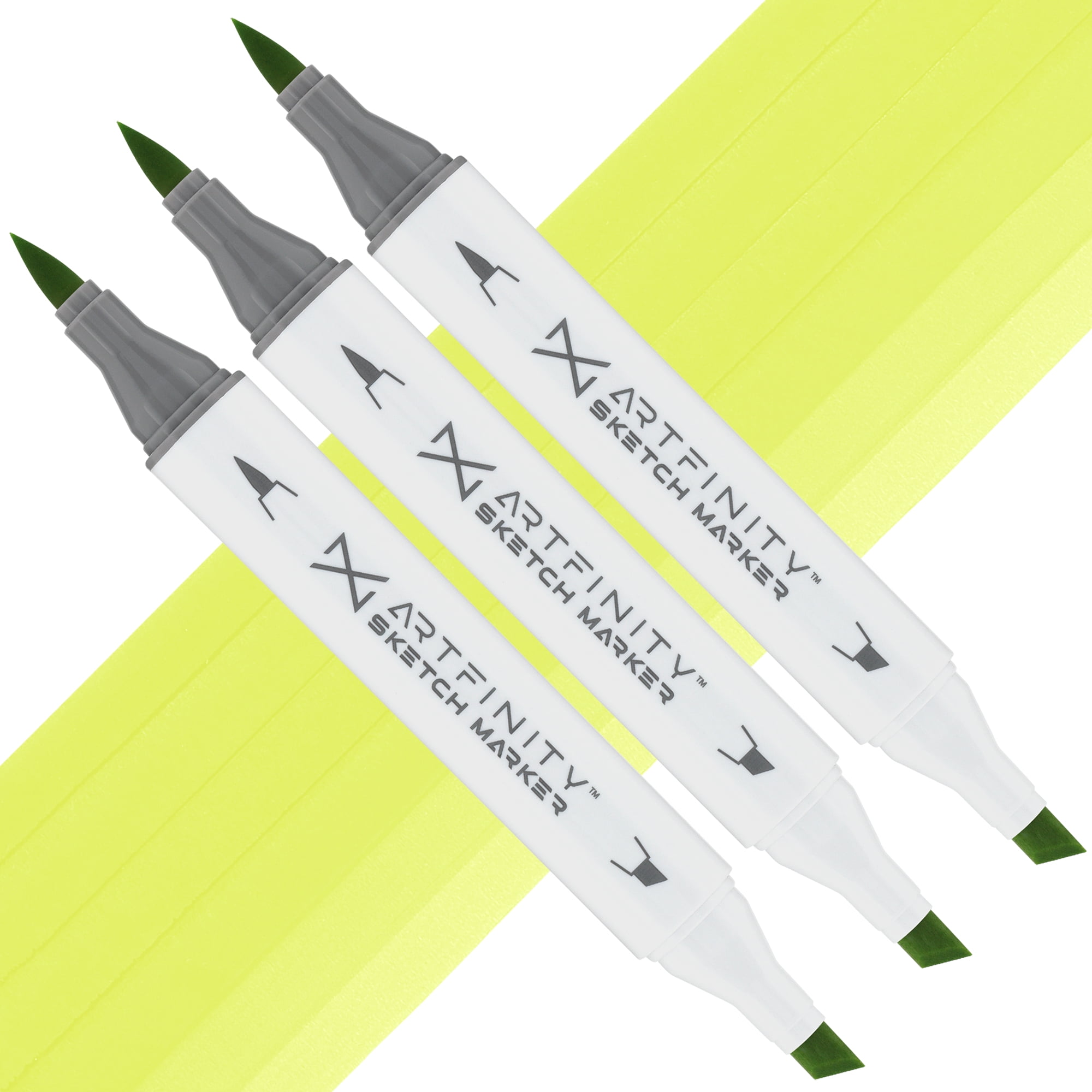 Artfinity Sketch Marker Sets - Set of 3 - ChartreUse YG1-3, Vibrant ...