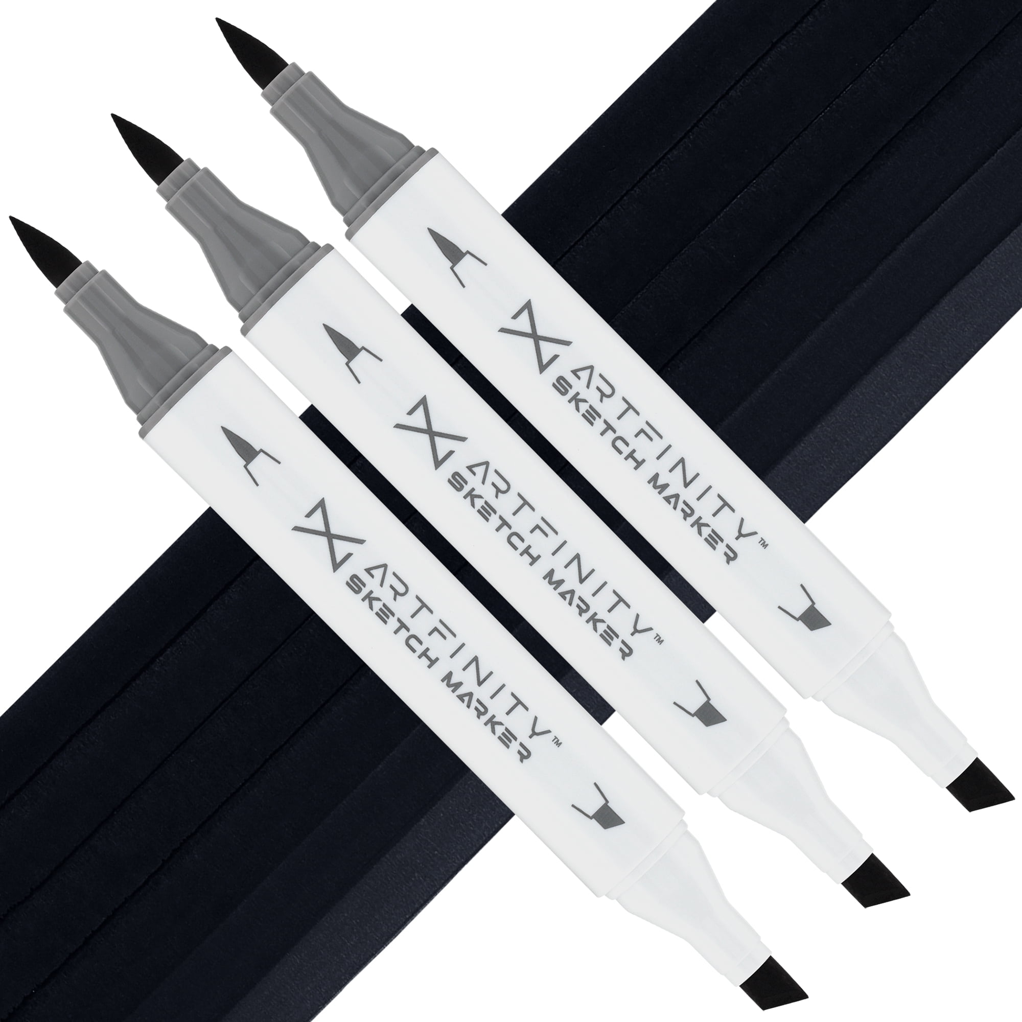 Artfinity Sketch Marker Sets - Set of 3 - Cool Gray 10 CG10, Vibrant ...