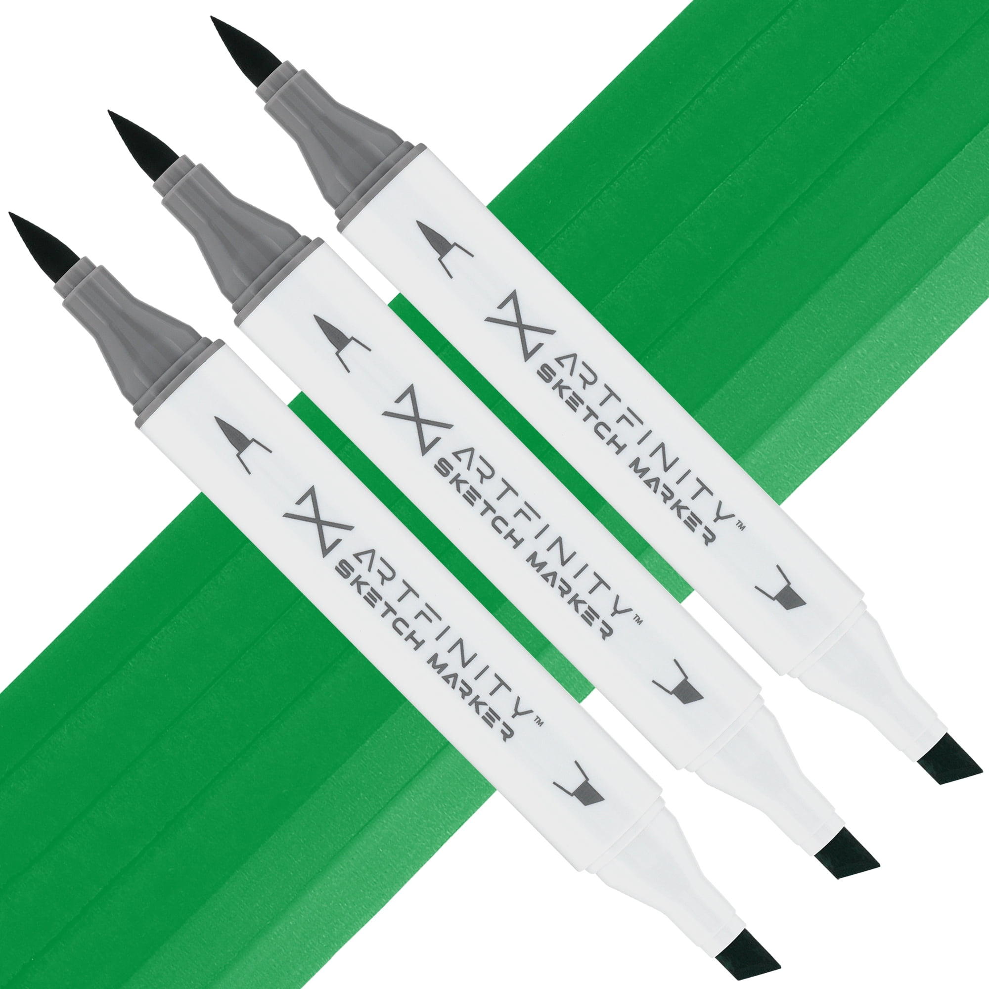 Artfinity Sketch Marker Sets - Set of 3 - Emerald BG3-7, Vibrant ...
