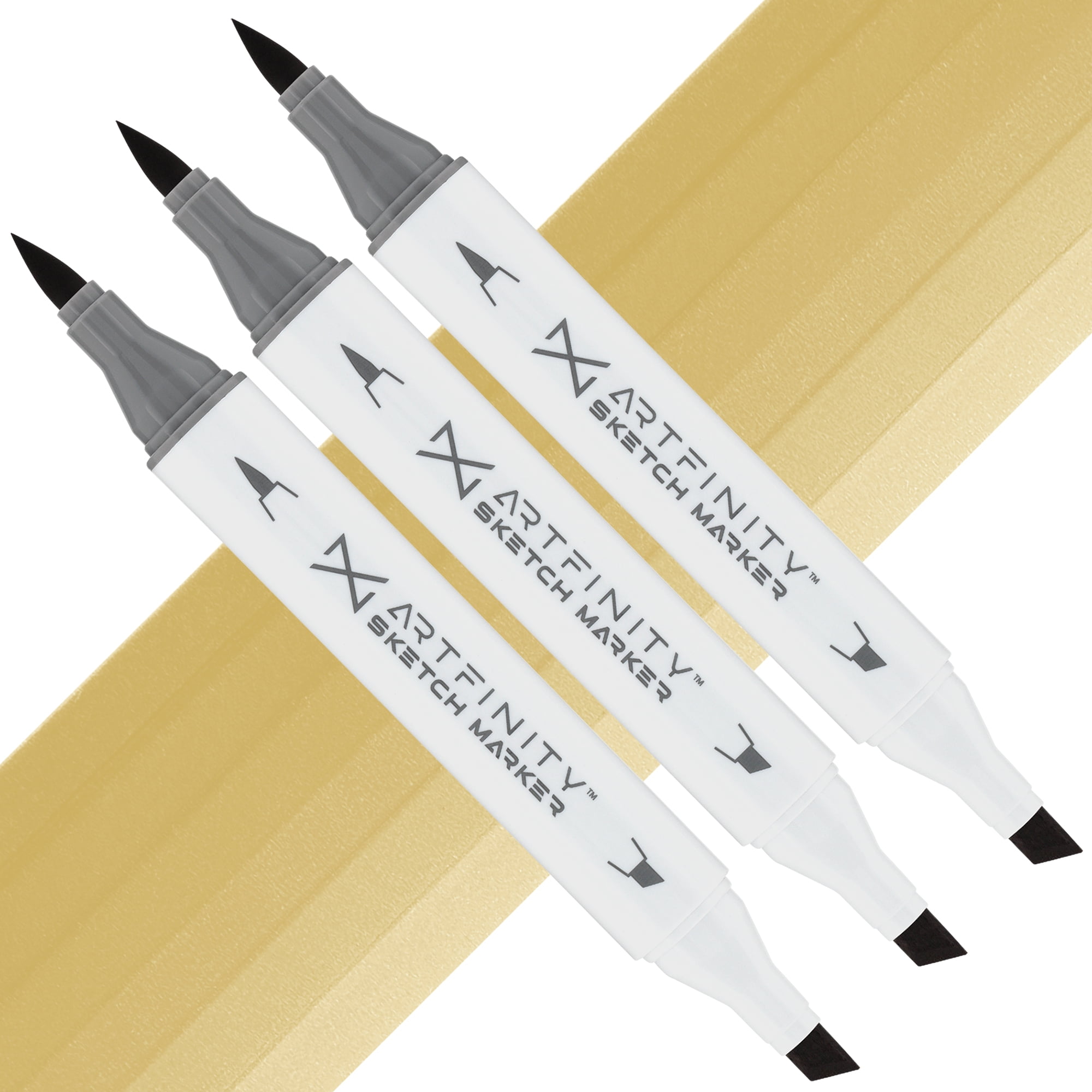 Artfinity Sketch Marker Sets - Set of 3 - Khaki Y7-45, Vibrant ...