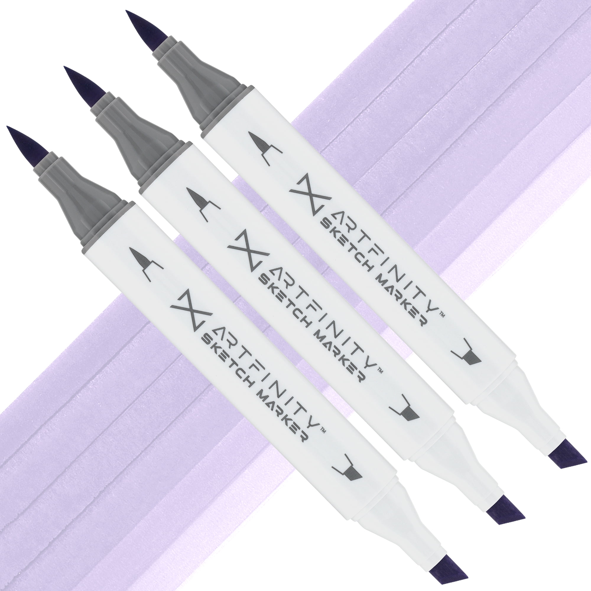 Artfinity Sketch Marker Sets - Set of 3 - Mauve Shadow BV1-3, Vibrant ...