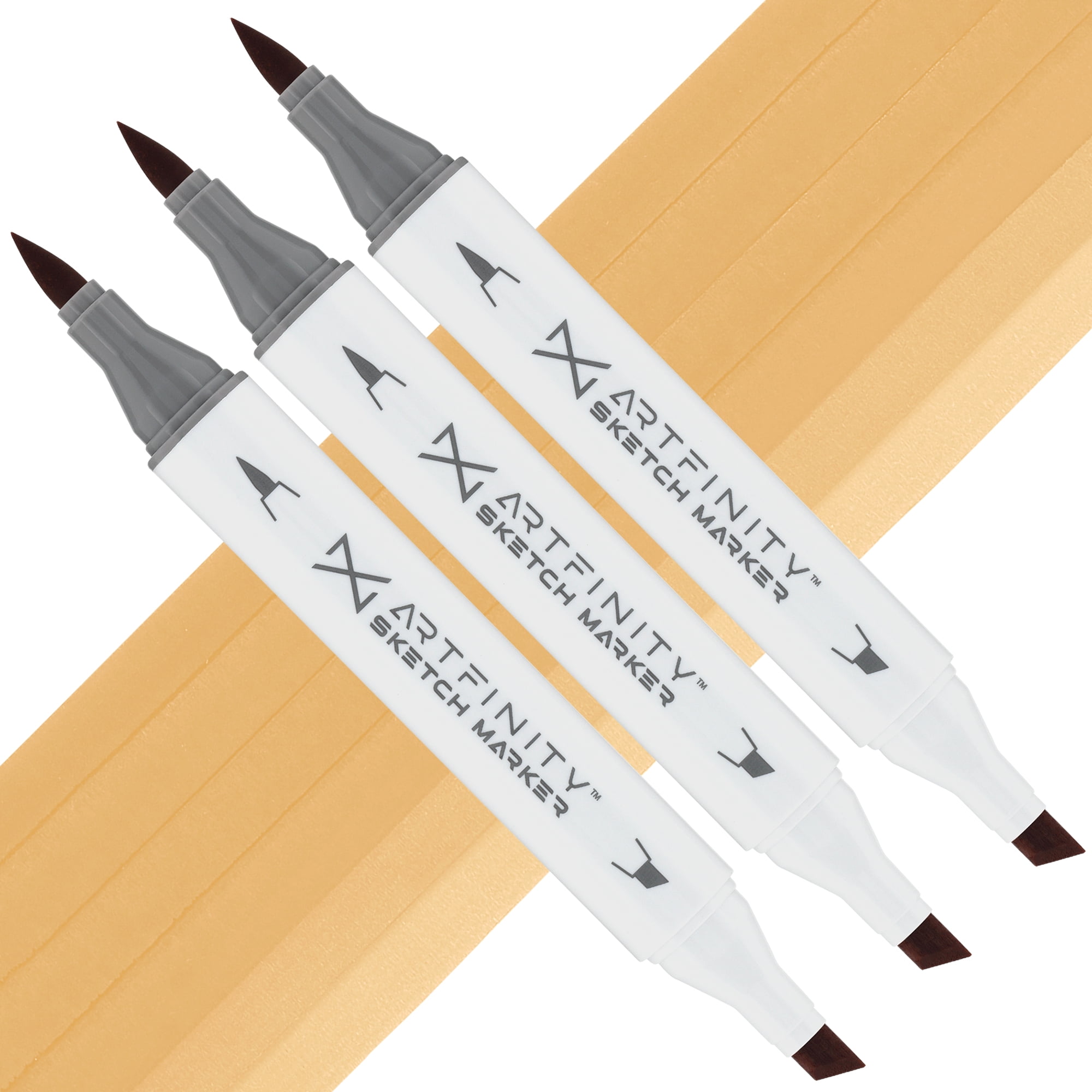 Artfinity Sketch Marker Sets - Set of 3 - Mocha Light E1-3, Vibrant ...