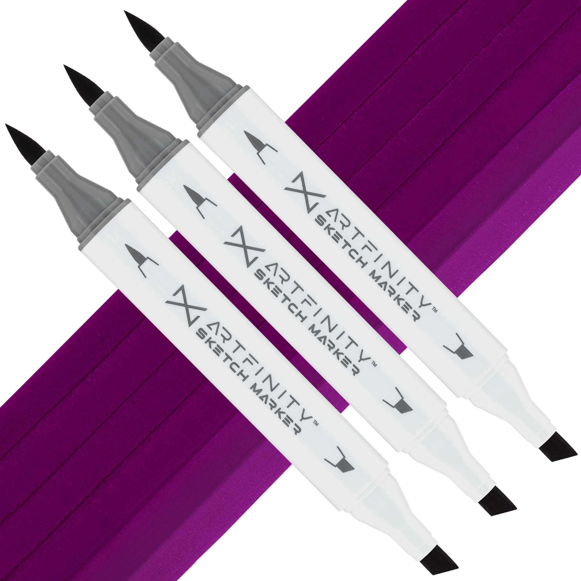 Artfinity Sketch Marker Sets - Set of 3 - Violet V5-7, Vibrant ...