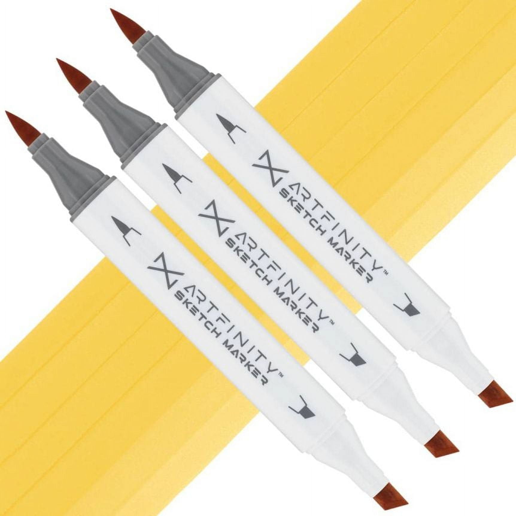 Artfinity Sketch Marker Sets - Set of 3 - Yellow Ochre Y4-2, Vibrant ...