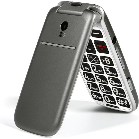 Artfone 4G Volte Flip Mobile Phones Unlocked for Seniors, Big Buttons ...