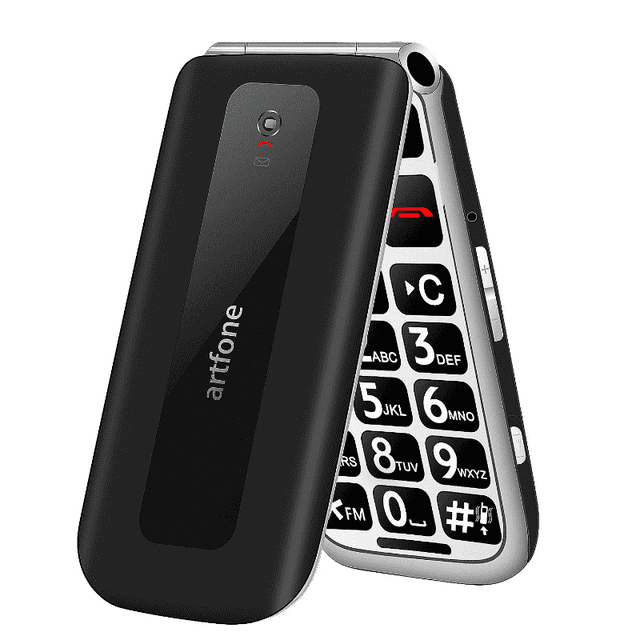 Artfone F20 Big Button Senior Flip Mobile Phone For Elderly Unlocked Celulares Single Sim ...