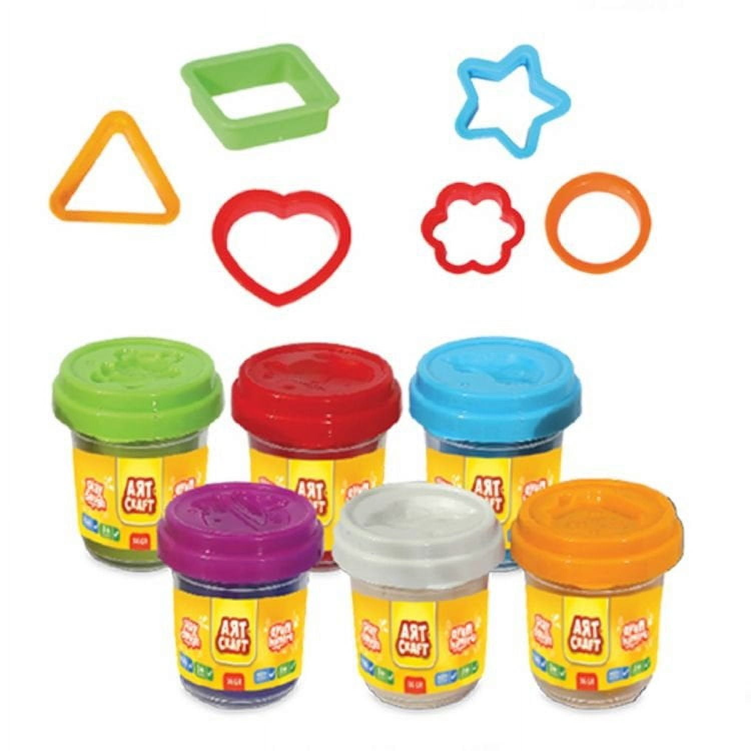Artful Geometry Craft Dough Set 336g - Play Dough Kit - Walmart.com