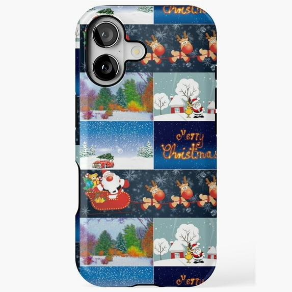 Artful Oldish Holiday Set 31 Vintage Scene Case for iPhone 17 through ...