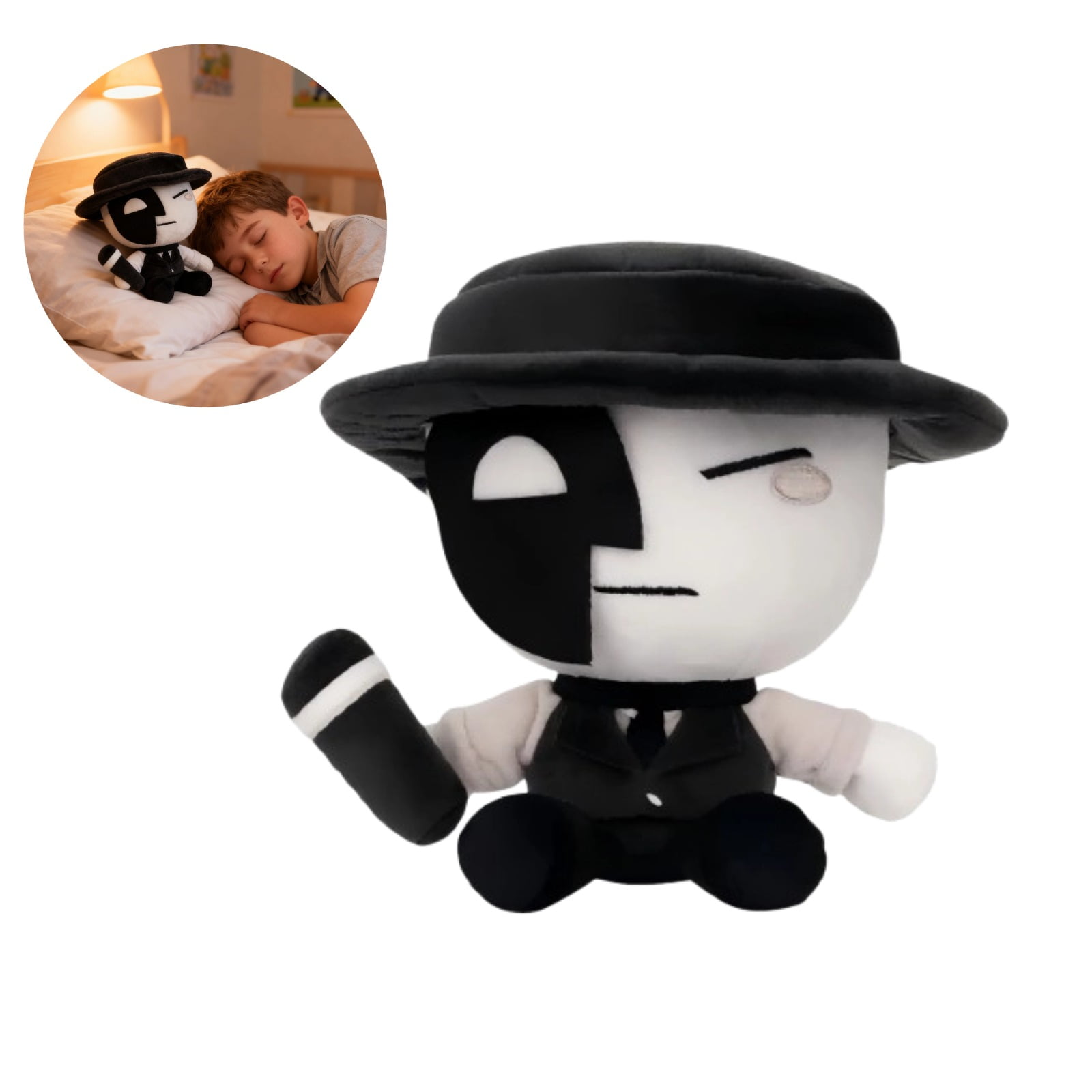 Artful Plush Doll - 9.8 Inch Retro Singer Stuffed Animal, With ...