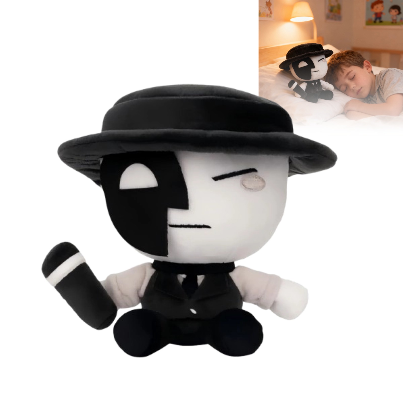 Artful Plush Doll - Jazz Singer Inspired Plush with Microphone, Perfect ...