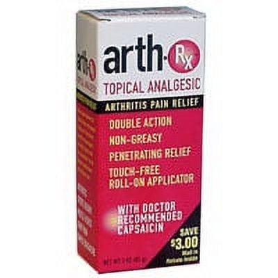 Arth-Rx Topical Analgesic Arthritis Pain Relief Lotion - 3 Oz, 6 Pack ...