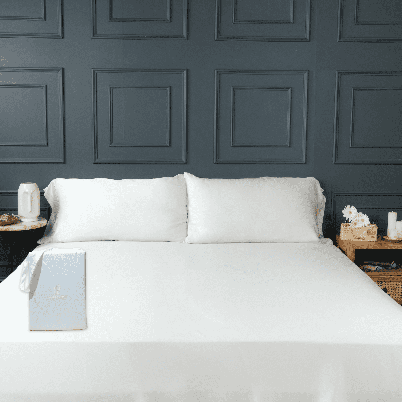 ArthCrafted 100% Austrian Eucalyptus Sheets | 4PC Tencel Lyocell Sheets ...