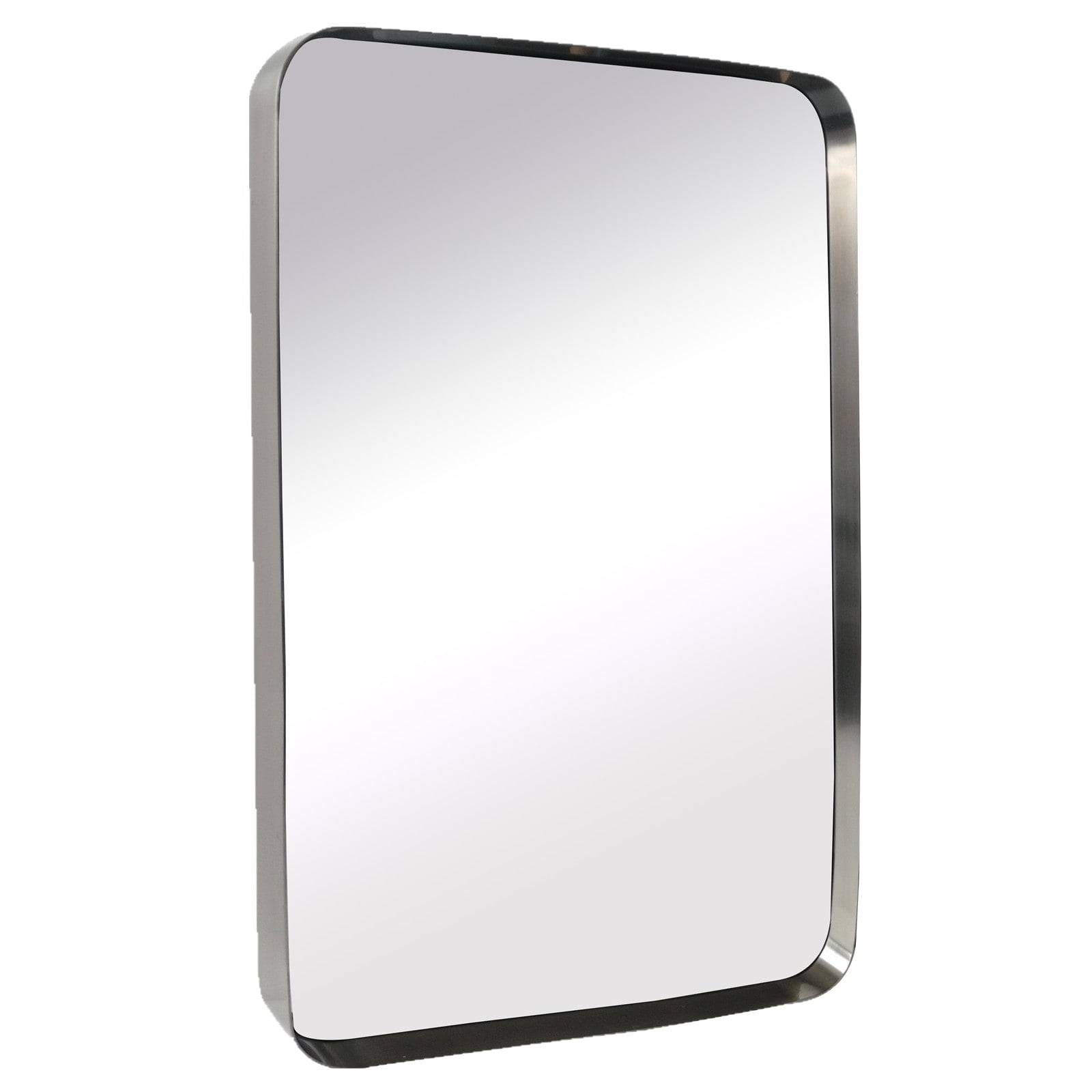 Arthers Stainless Steel Metal Bathroom Vanity Wall Mirror 30" x 20 ...