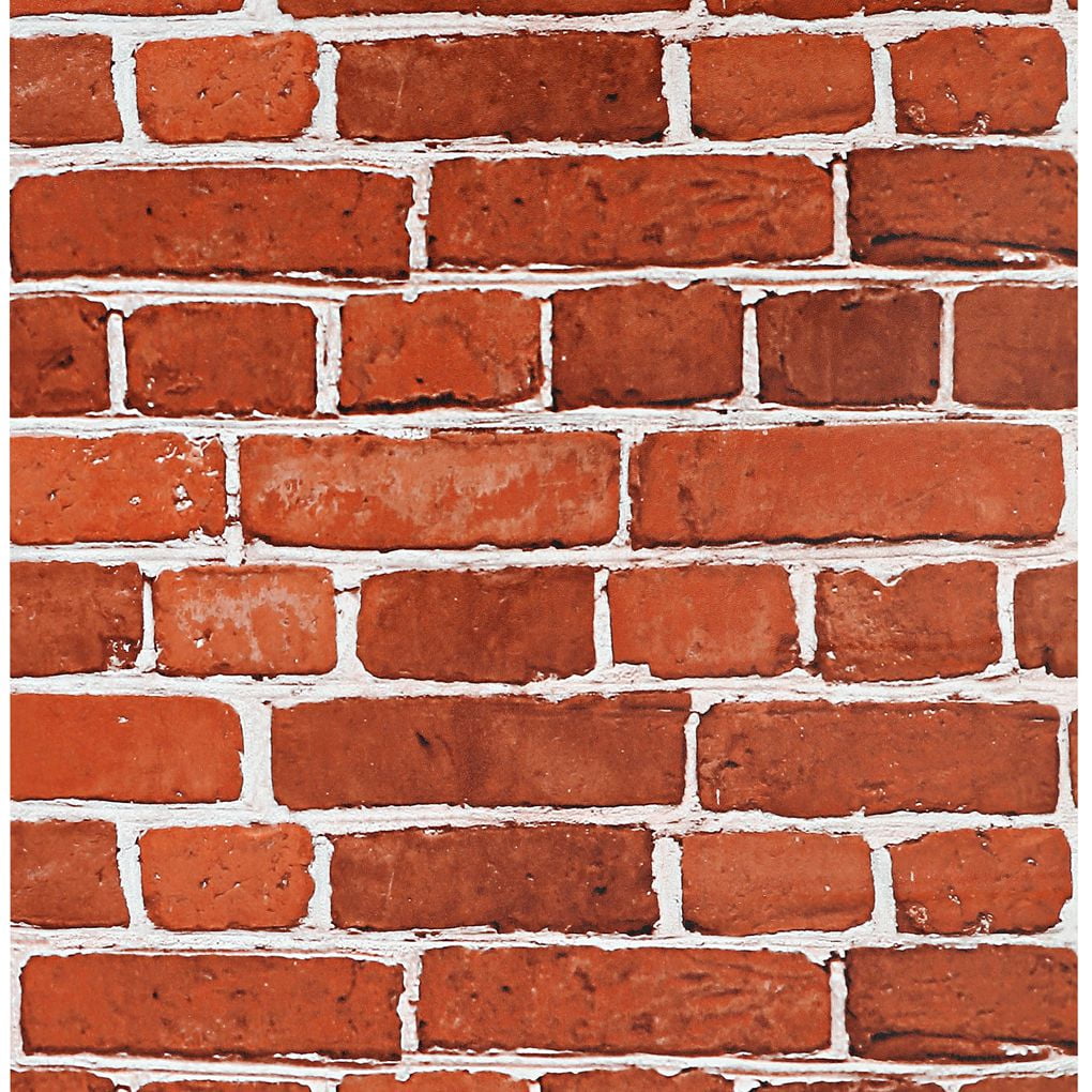 Arthome Self Adhesive Brick Wallpaper, 17''x393'', Waterproof Vinyl ...