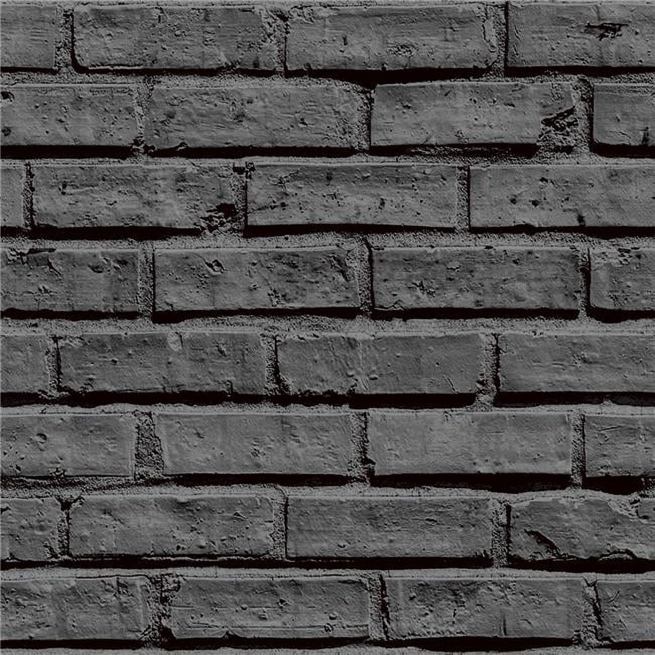 Arthouse 623007 Brick Wallpaper, Black - Walmart.com