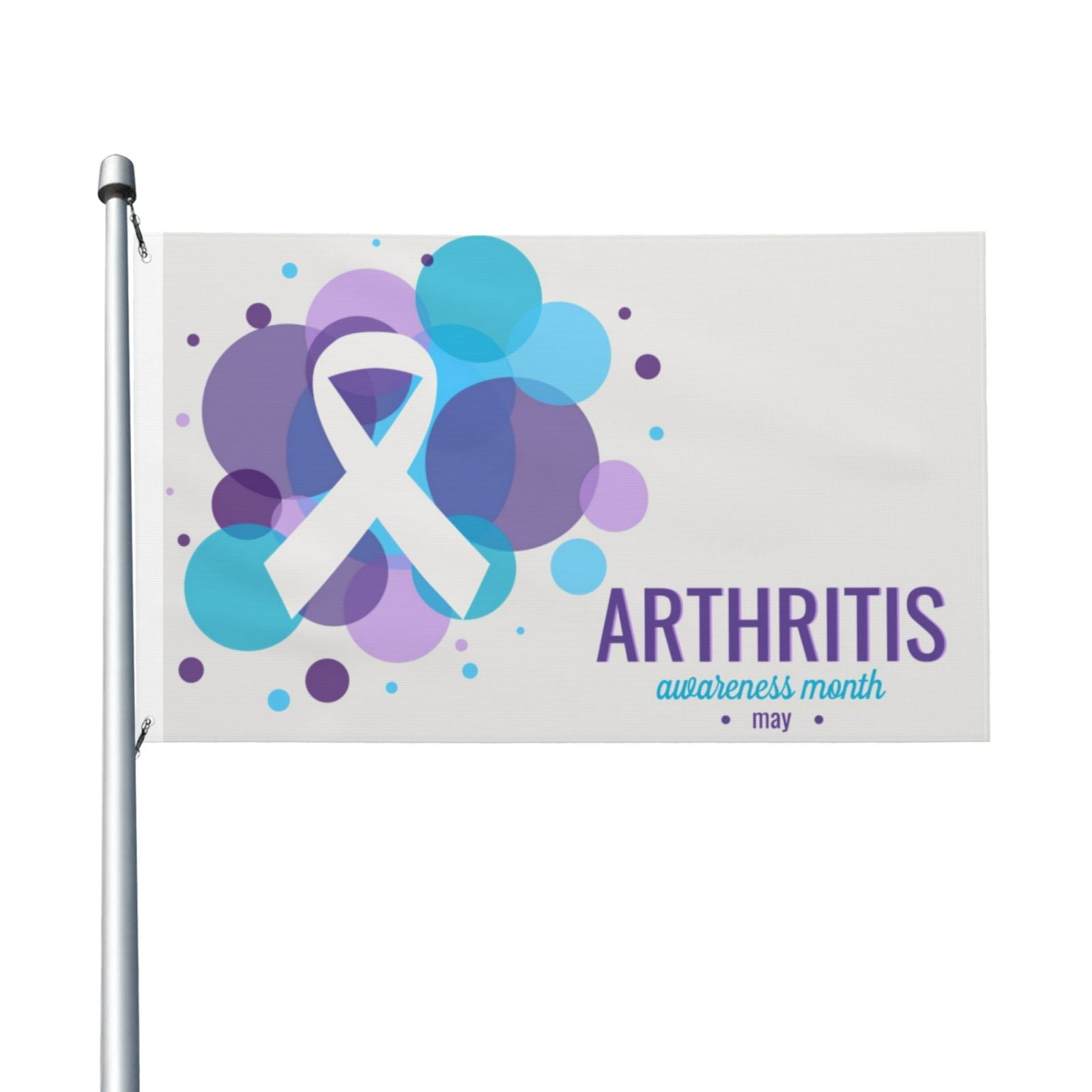 Arthritis Awareness Month Flag 3x5 Ft Double-Sided Flag Outdoor Sign ...