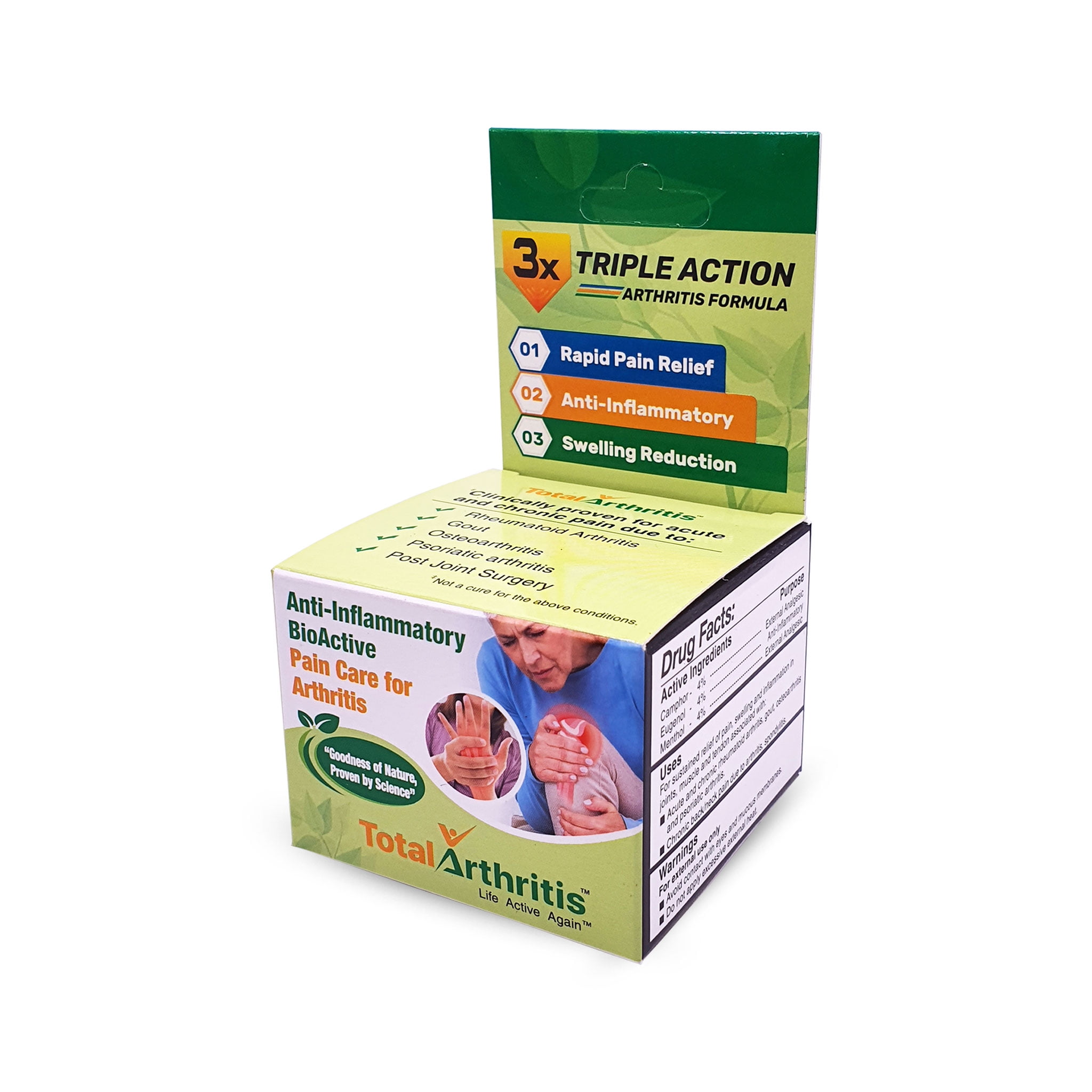Arthritis Pain Relief - Anti-Inflammatory Bio-active Pain Balm for ...