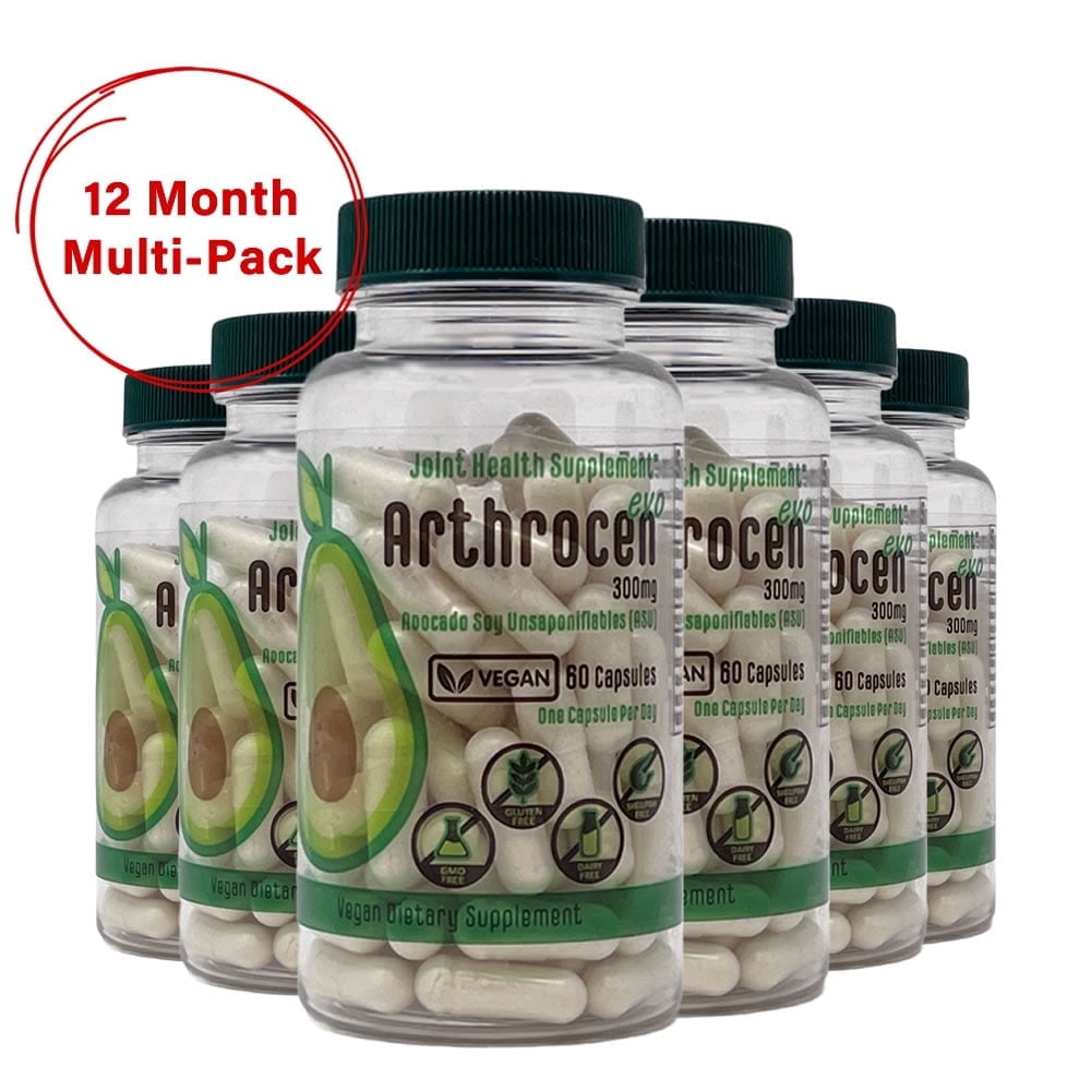 Arthrocen EVO Vegan Joint Health Supplement, 300Mg Avocado Soy ...