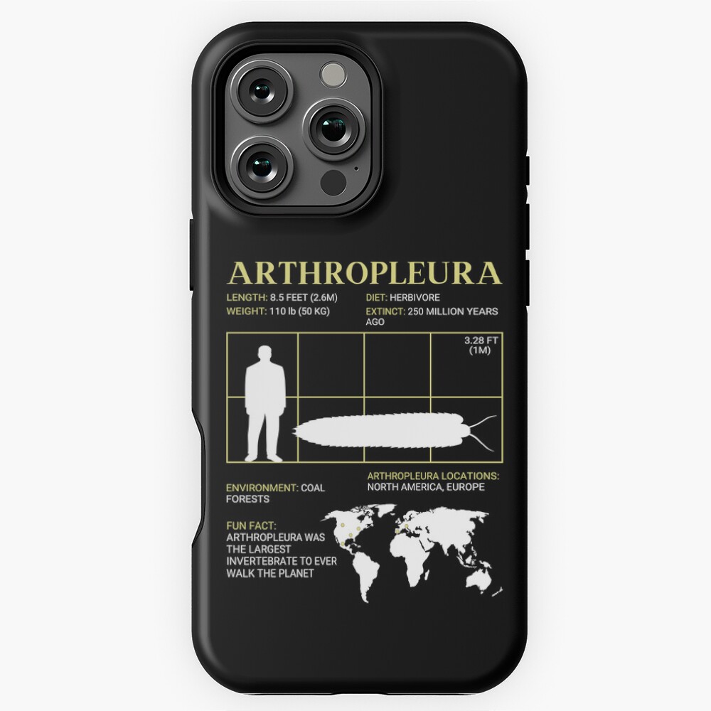 Arthropleura Prehistoric Giant Millipede Art Phone Case Compatible ...