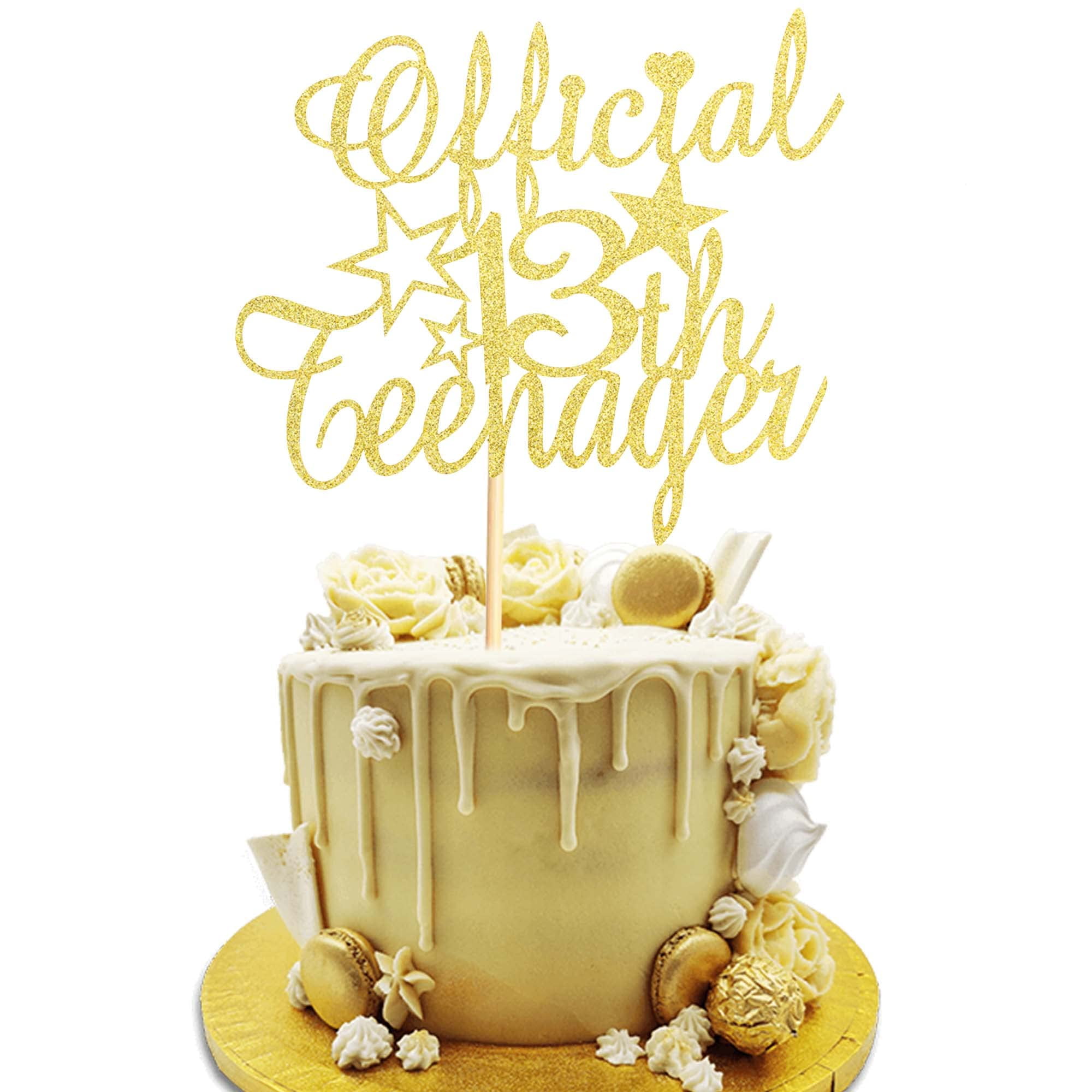 Arthsdite Official TeenagerITSC 13 Cake Topper 13 Cake Topper 13th ...