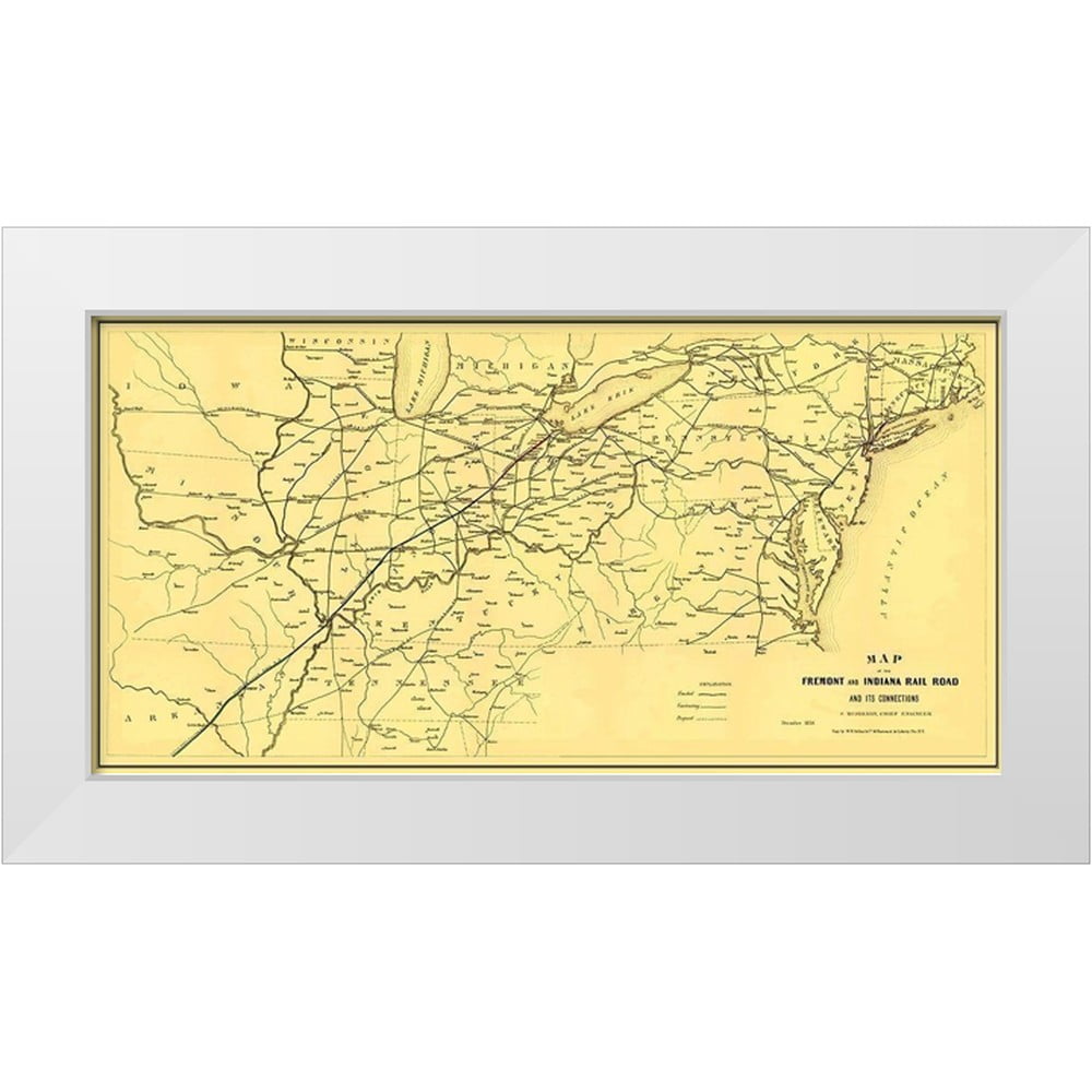 Arthur 18x11 White Modern Wood Framed Museum Art Print Titled - Fremont ...