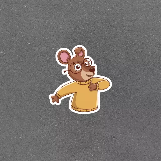 Arthur The Aardvark Cartoon Character Sticker - Pbs Kids 90S ...
