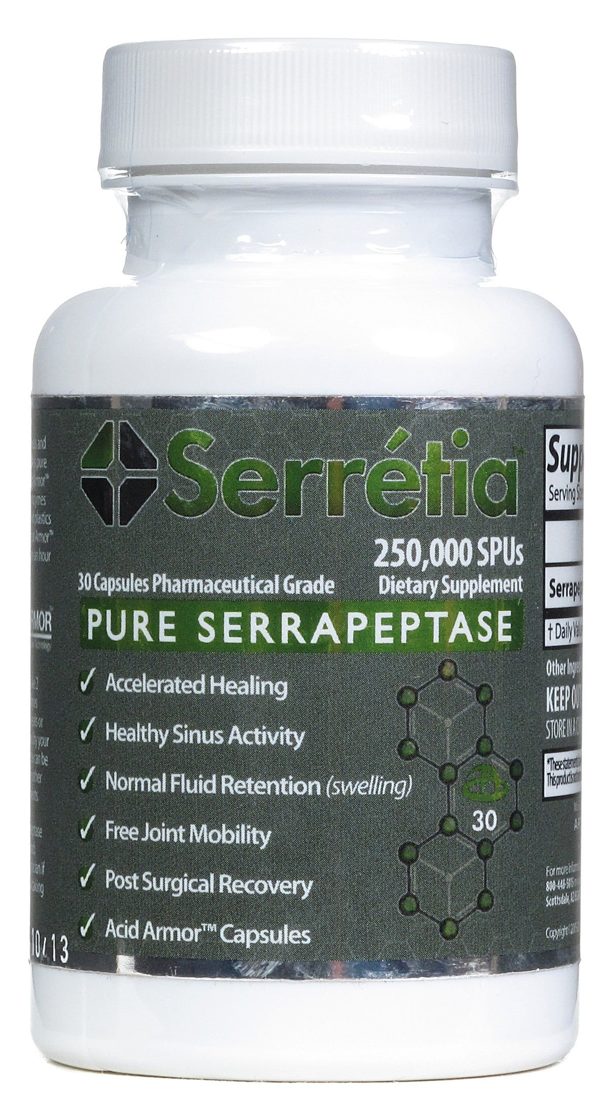 Arthur Andrew Medical Serretia 250000 SPU Serrapeptase, 30 Ct - Walmart.com