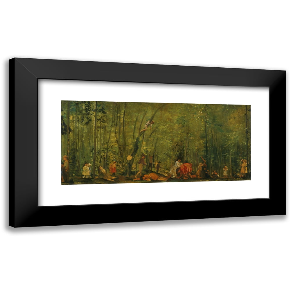 Arthur Bowen Davies 14x8 Black Modern Framed Museum Art Print Titled ...