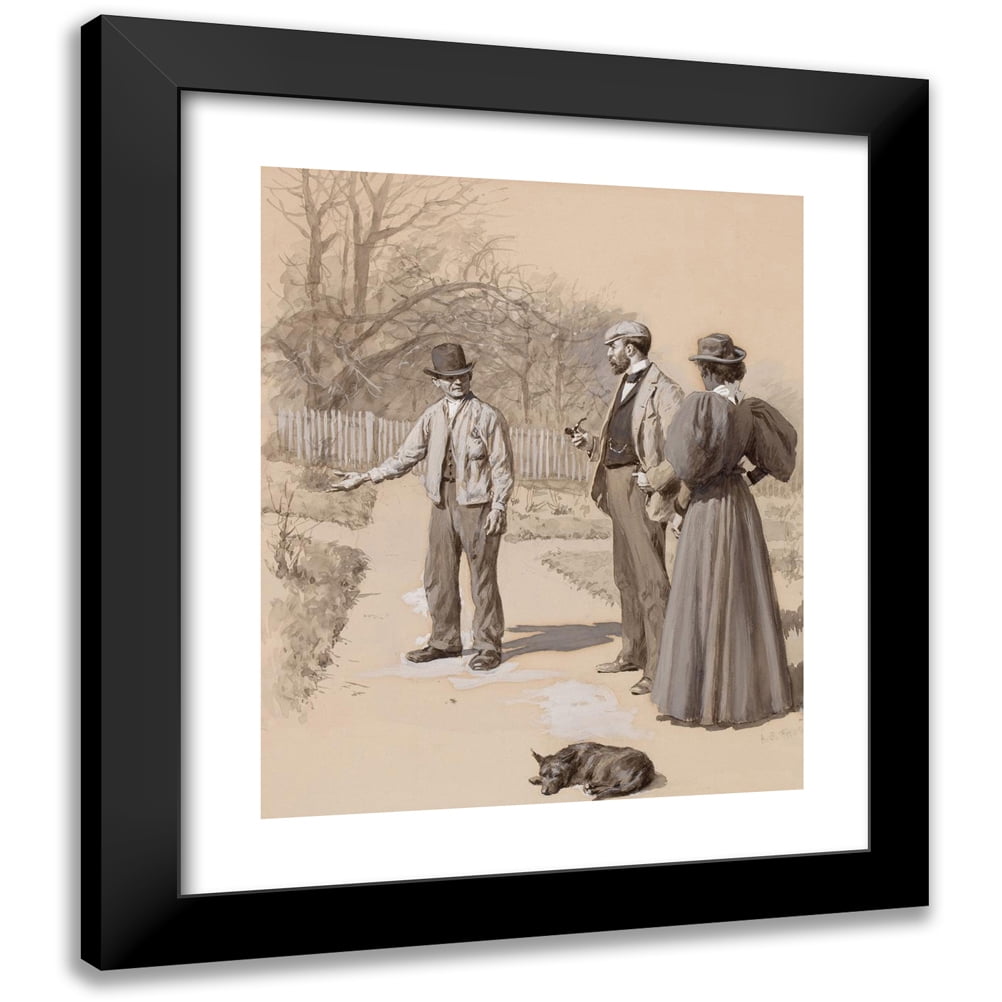Arthur Burdett Frost 12x14 Black Modern Framed Museum Art Print Titled ...