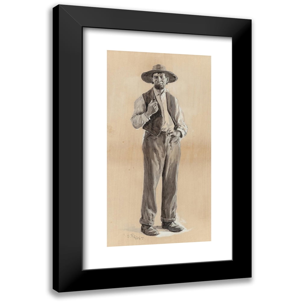 Arthur Burdett Frost 9x14 Black Modern Framed Museum Art Print Titled ...
