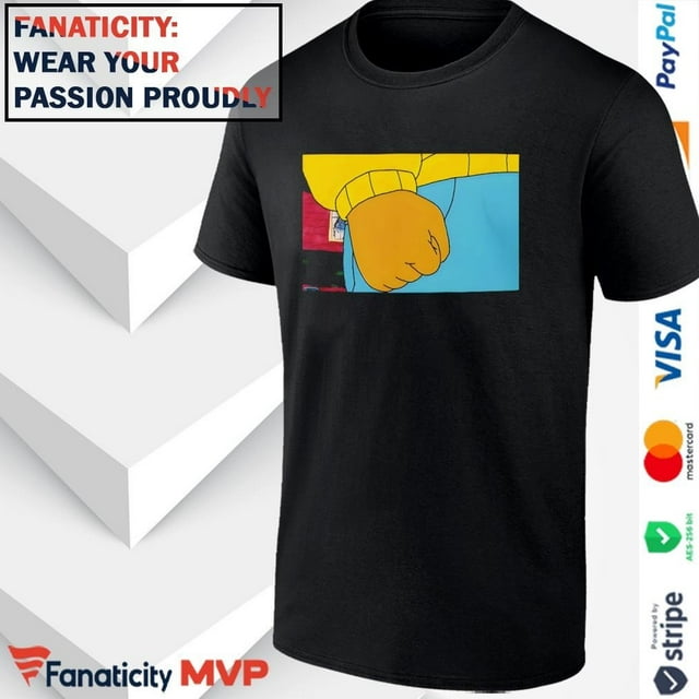 Arthur Clenched Fist Meme Shirt - Walmart.com