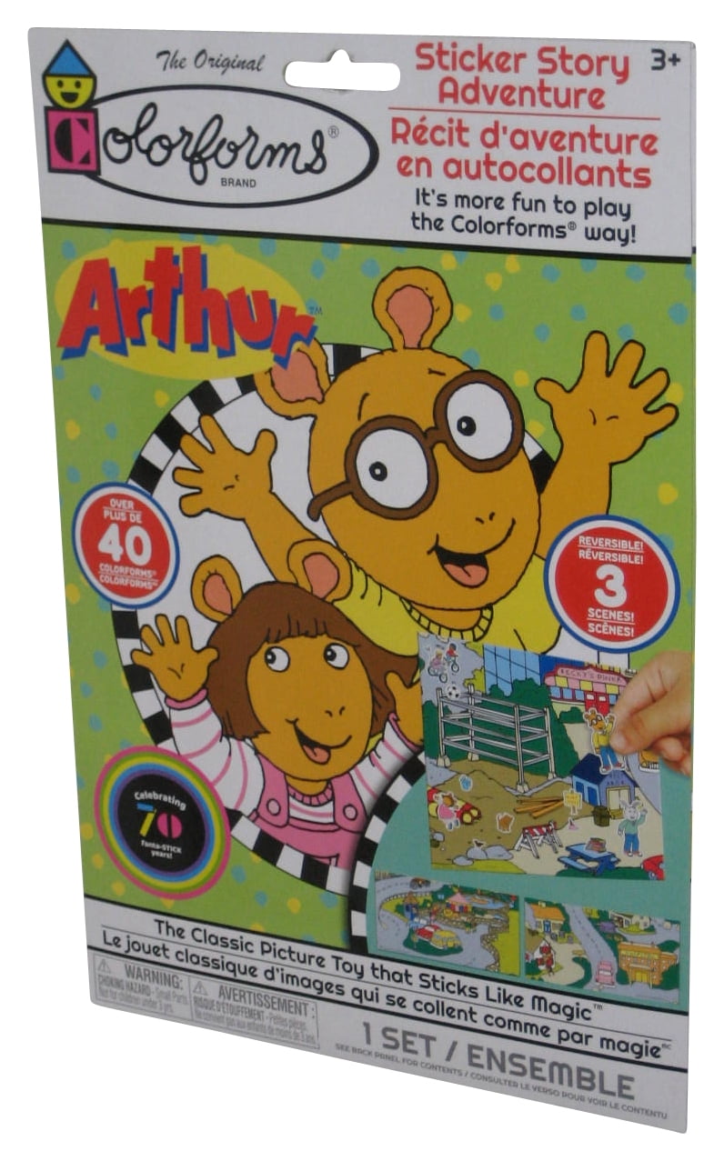 Arthur Colorforms (2021) Sticker Story Adventure Set - Walmart.com