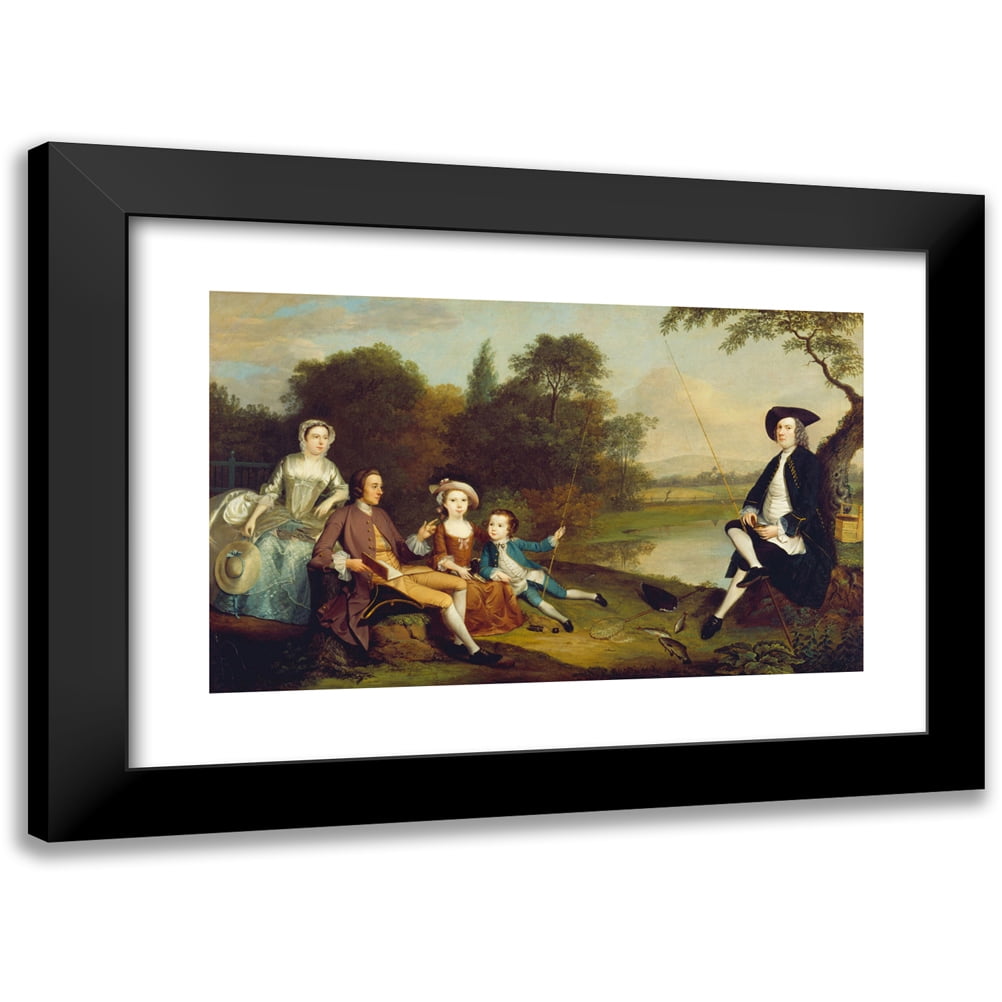 Arthur Devis 14x11 Black Modern Framed Museum Art Print Titled ...