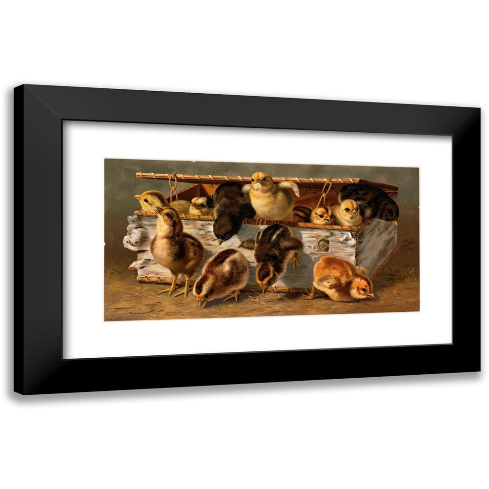 Arthur Fitzwilliam Tait 24x14 Black Modern Framed Museum Art Print ...