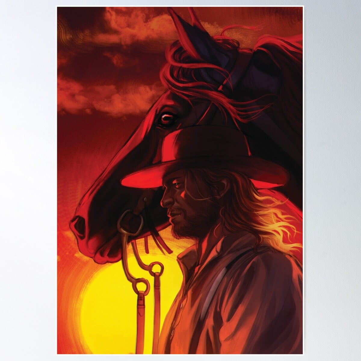 Arthur Morgan Poster Wall Art, Modern Wall Decor For Living Room ...