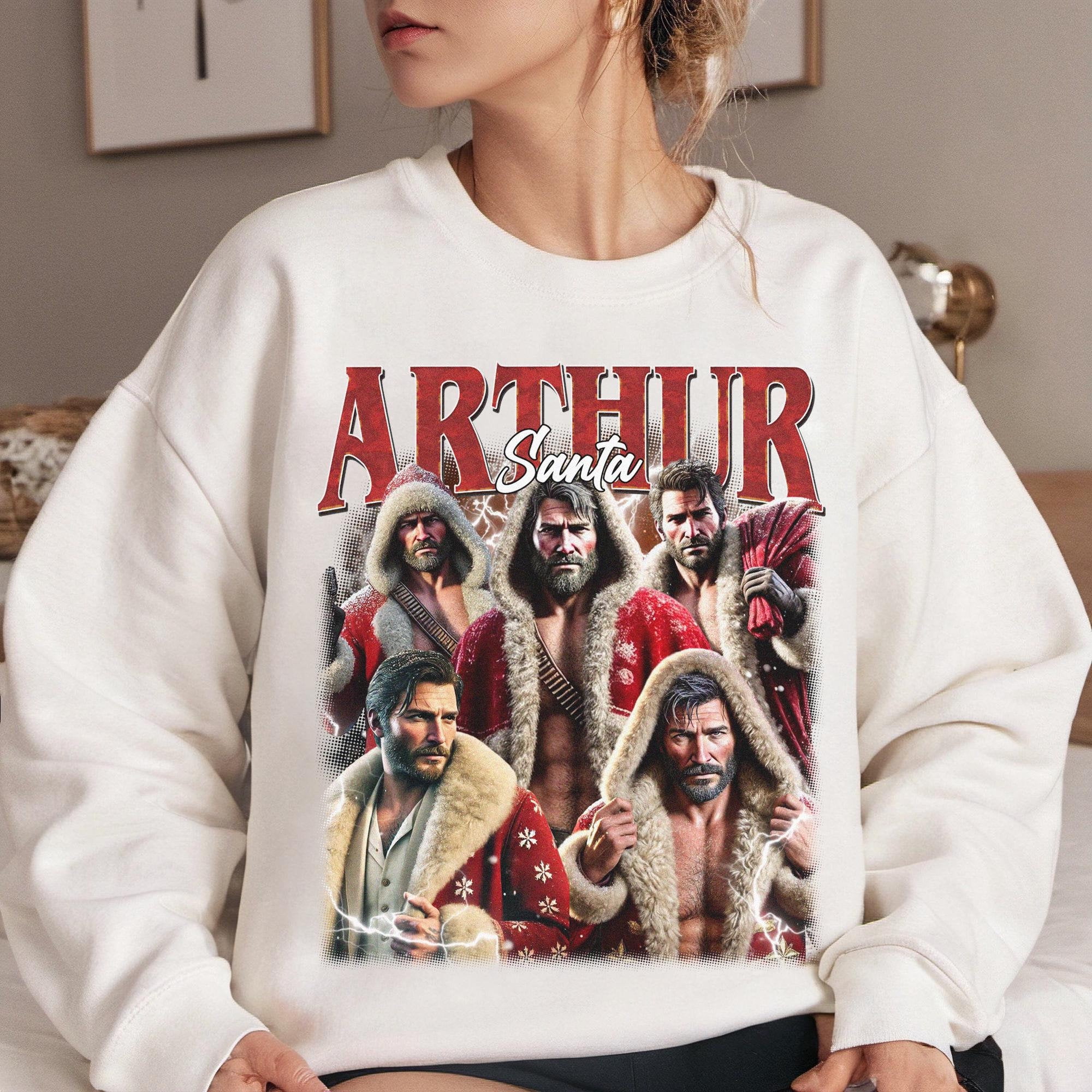 Arthur Morgan Sweatshirt, Vintage T-Shirt, Christmas Gifts For Woman ...
