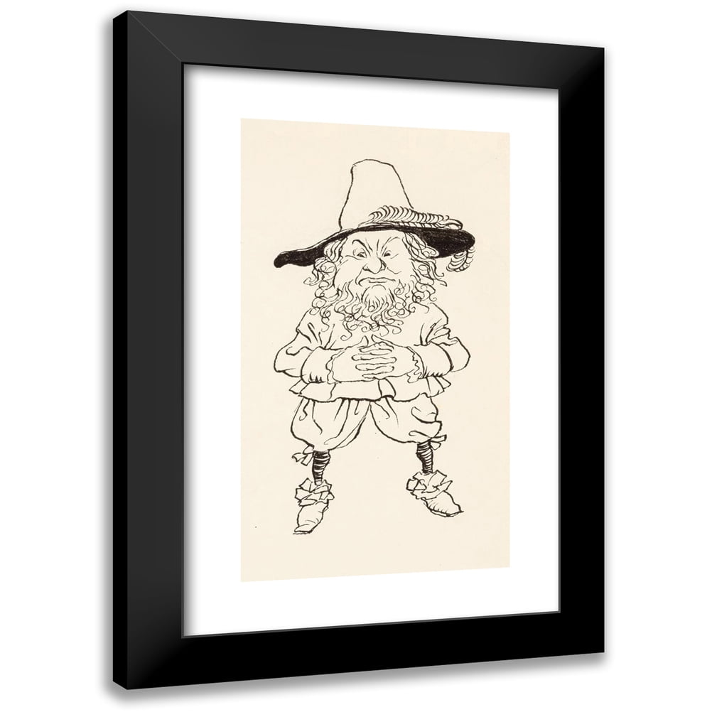 Arthur Rackham 10x14 Black Modern Framed Museum Art Print Titled - Rip ...