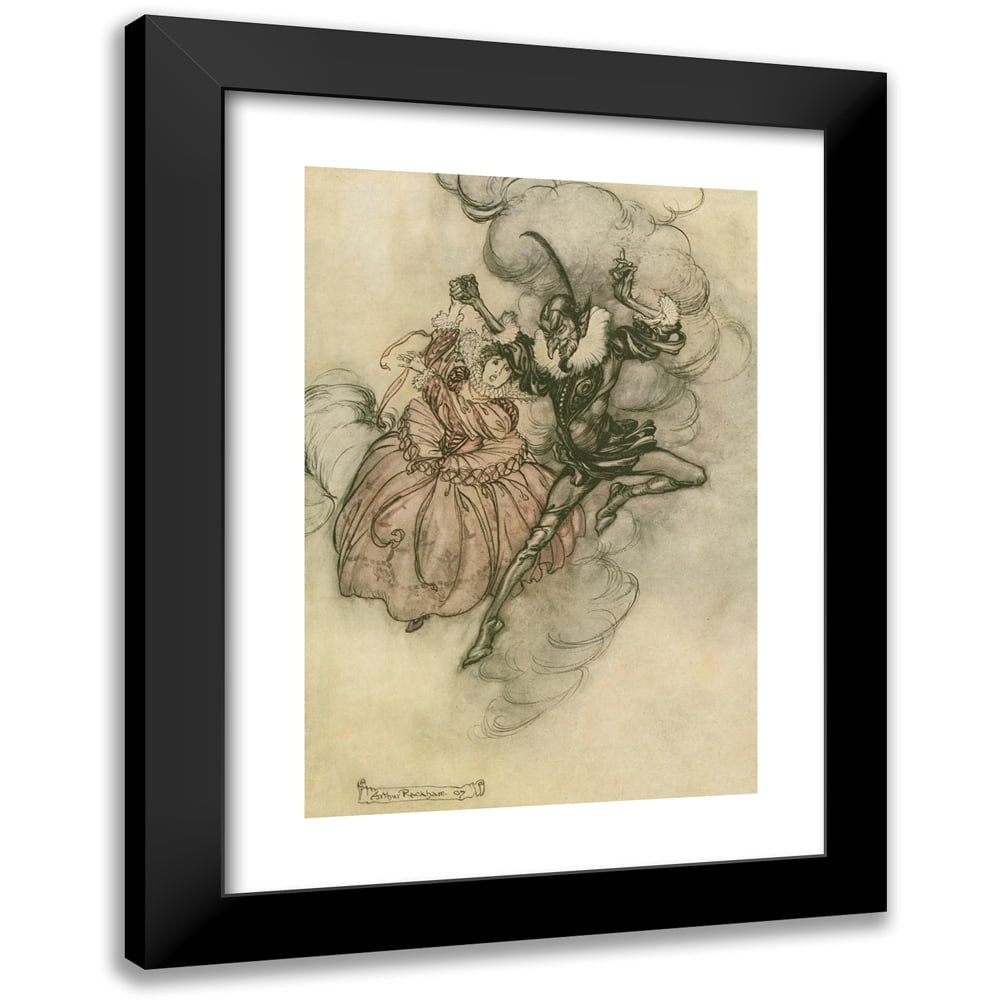 Arthur Rackham 11x14 Black Modern Framed Museum Art Print Titled - A ...