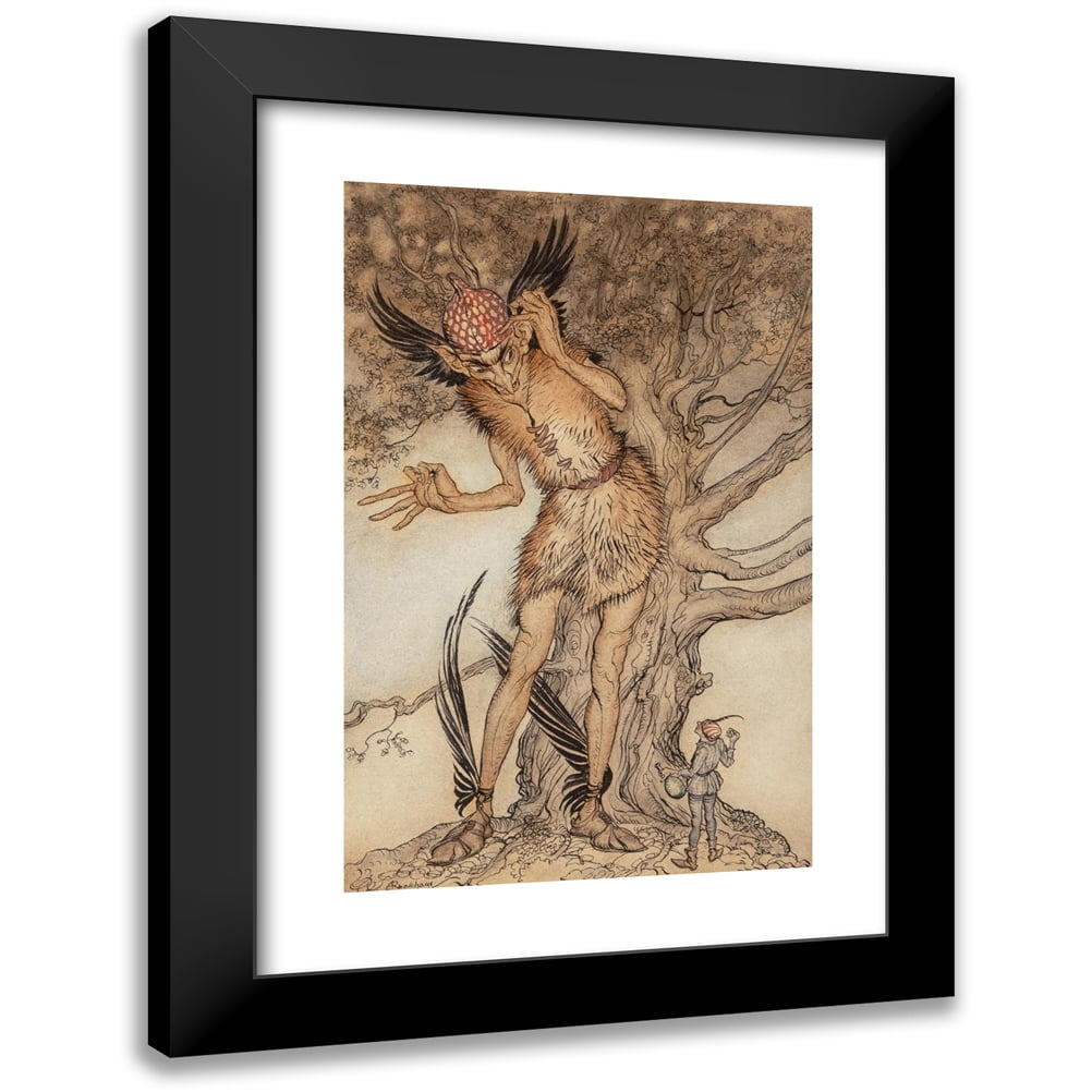 Arthur Rackham 11x14 Black Modern Framed Museum Art Print Titled - A ...