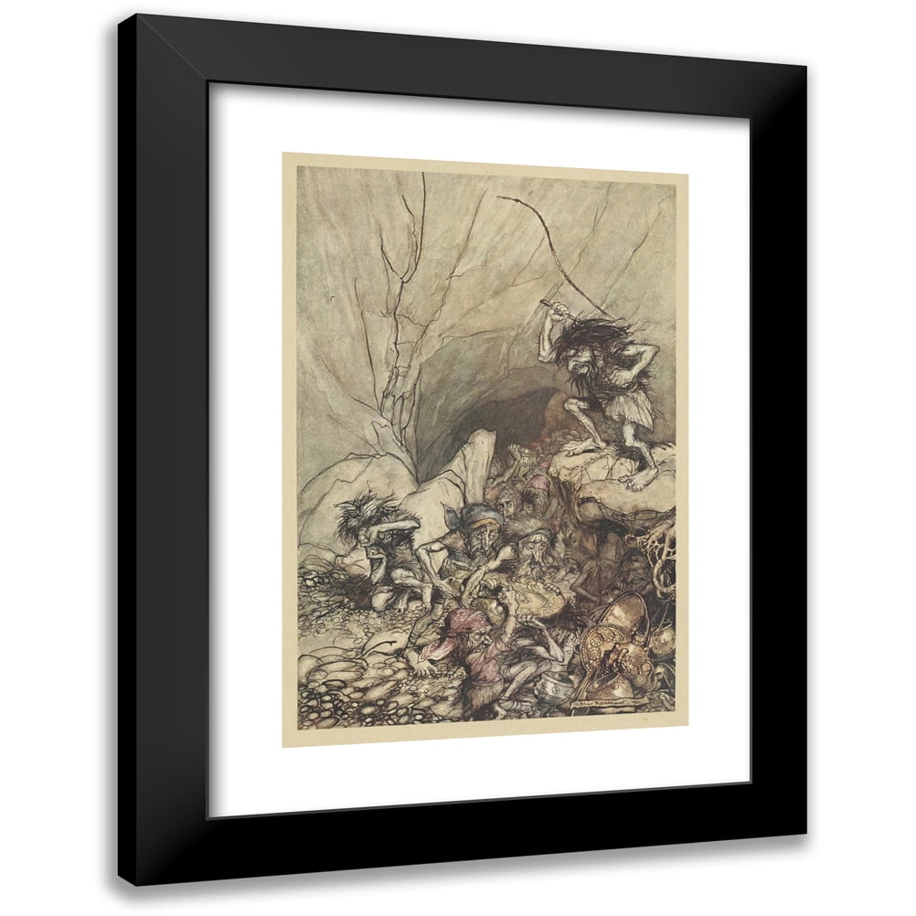 Arthur Rackham 11x14 Black Modern Framed Museum Art Print Titled ...