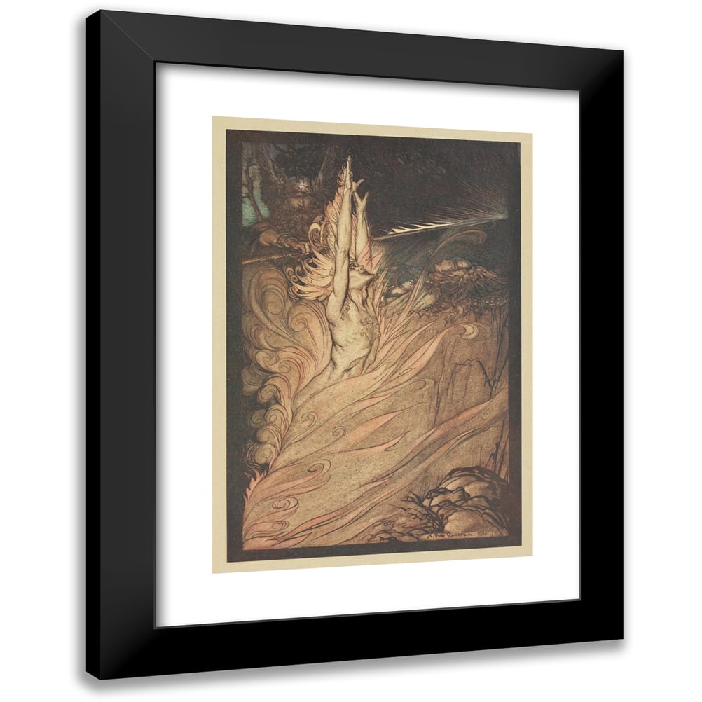 Arthur Rackham 11x14 Black Modern Framed Museum Art Print Titled ...