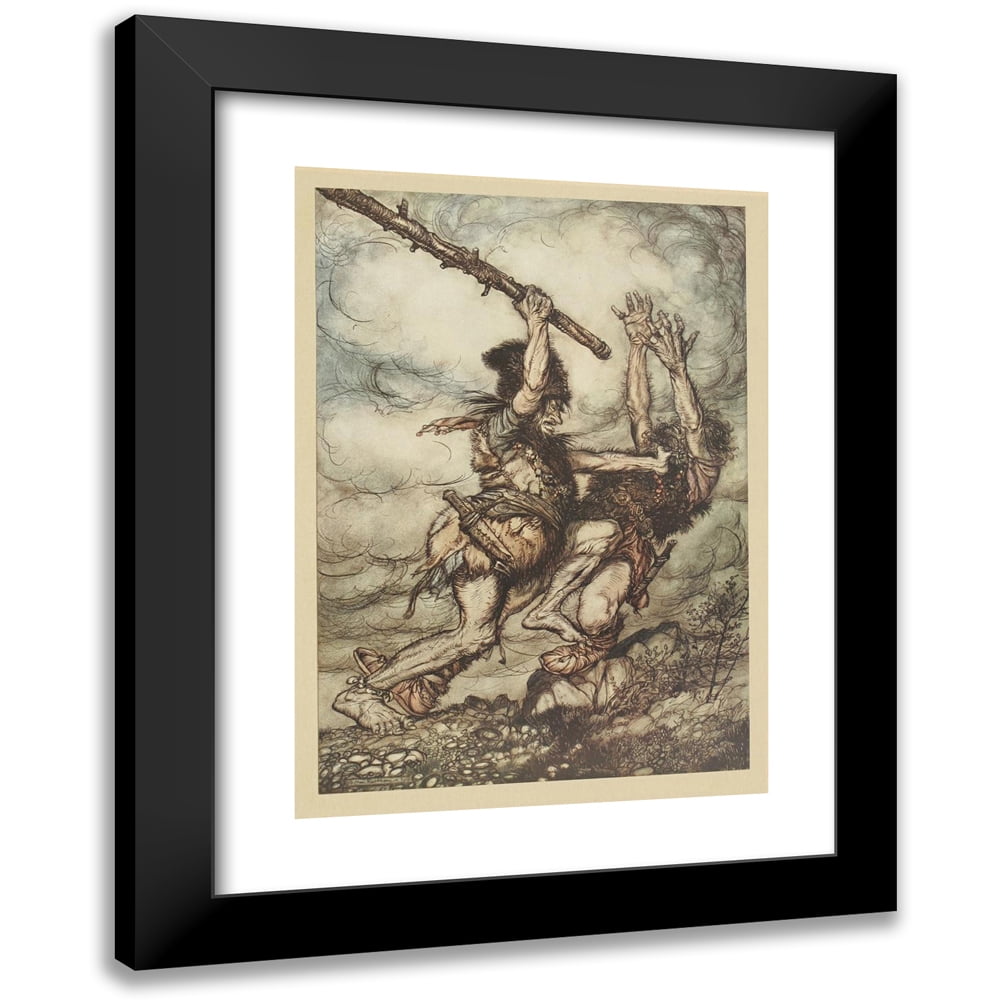 Arthur Rackham 11x14 Black Modern Framed Museum Art Print Titled ...