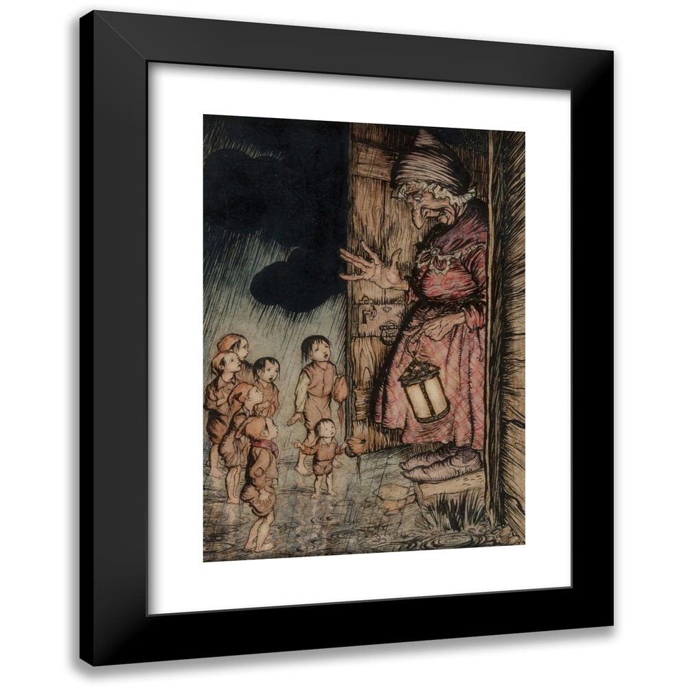 Arthur Rackham 11x14 Black Modern Framed Museum Art Print Titled - Hop ...