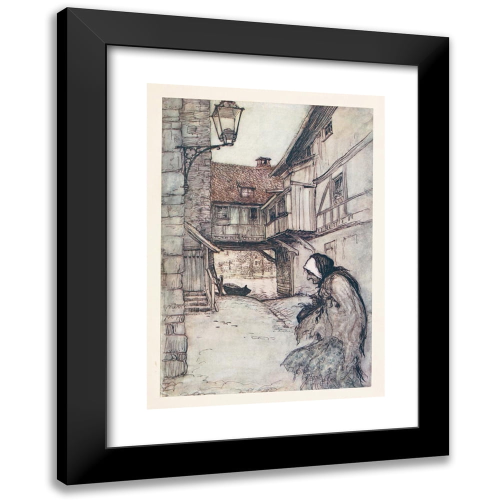 Arthur Rackham 11x14 Black Modern Framed Museum Art Print Titled - Once ...